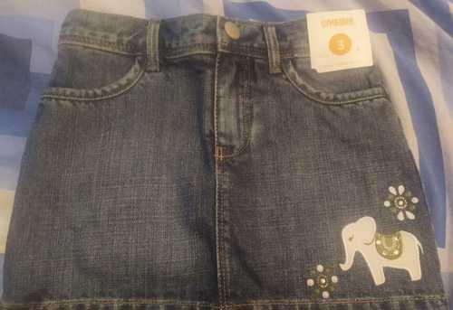 Юбка джинсовая и джинсы gymboree на 3-4 года
