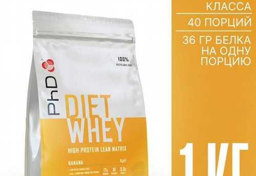 Протеин PhD powder diet whey, 1 кг (Клубника / 100