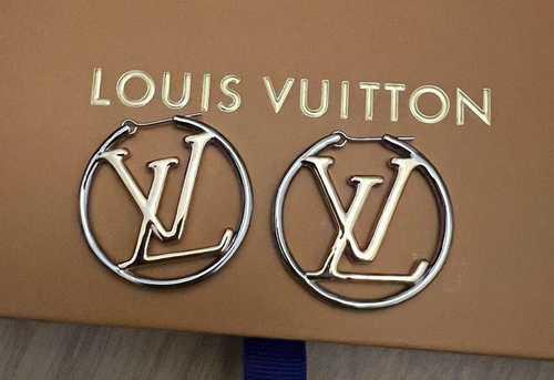 Серьги louis vuitton