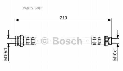Bosch 1987476913 Шланг тормозной зад прав/лев