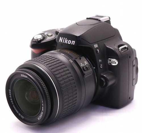 Nikon D40x kit (пробег 4550 кадра)