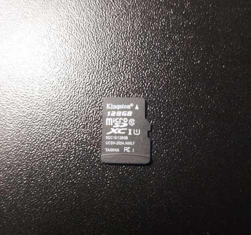 Карта памяти microsd Kingston 128 GB (Гб)