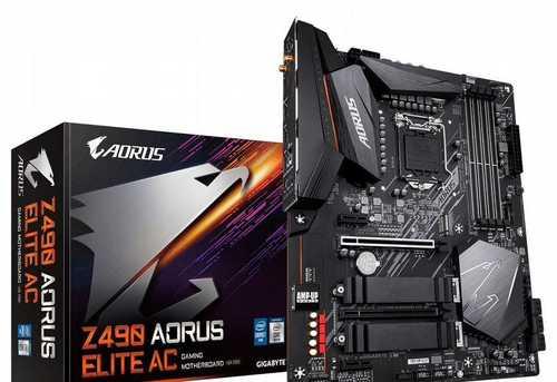 Материнская плата Z490 Aorus elite AC (LGA1200) Wi