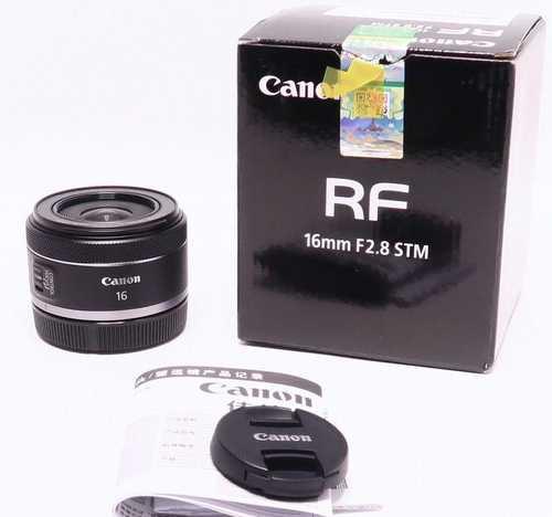 Объектив Canon RF 16mm f/2.8 STM (сост нов)