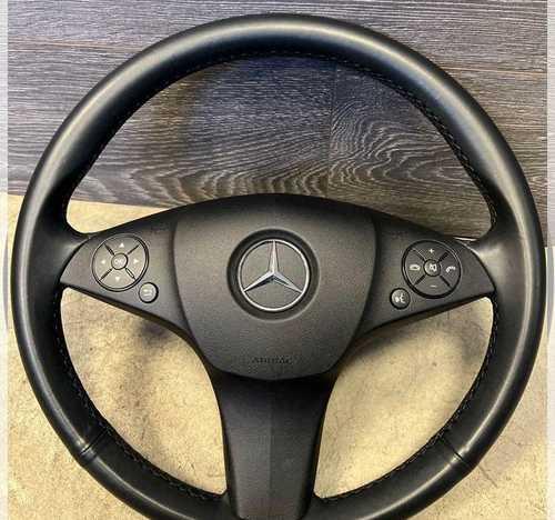 Мульти руль черная кожа Mercedes-Benz Glk-Class