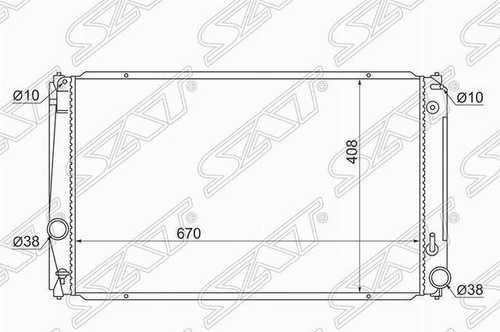 Радиатор Охлаждения Двс Тойота Рав 4