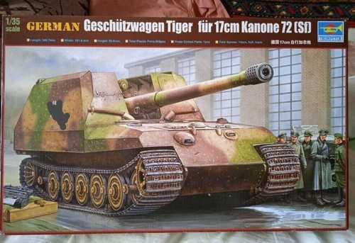 Модель сау Geschutzwaggen tiger