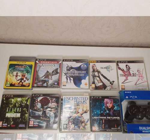 Sony playstation 3 игры и джойстик