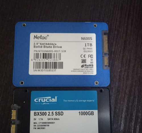 Ssd 1tb, HDD 1tb