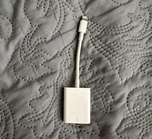 Apple Lightning to Sd card reader адаптер