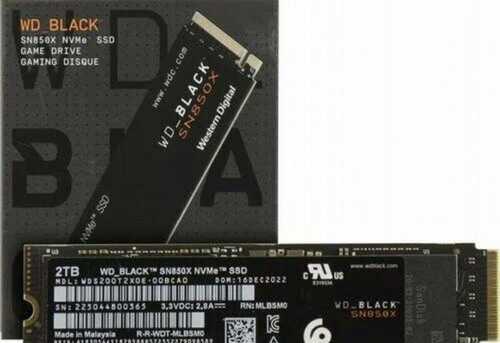 Накопитель SSD Western Digital SN850X 2 Тб