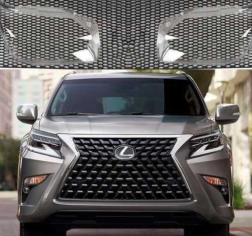 Стекла фар Lexus GX 2 рест LED 2019-2023