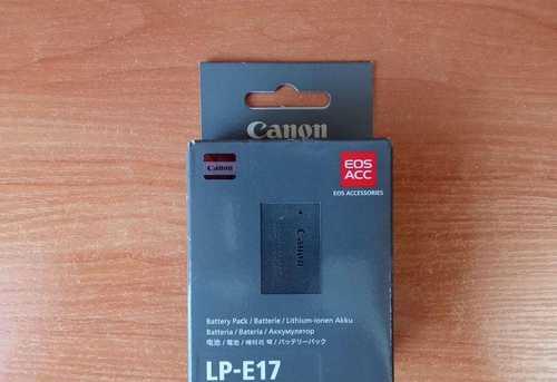 Оригинальный аккумулятор Canon LP-E17