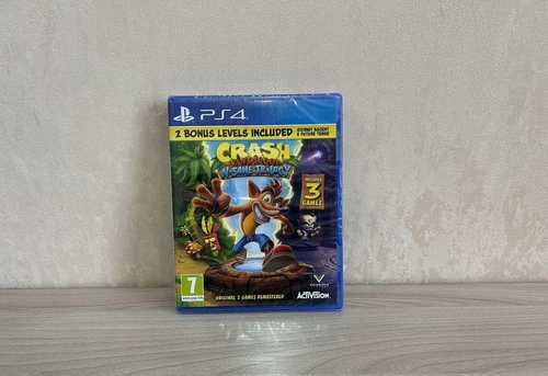 Crash bandicoot n sane trilogy ps4 ps5 диск