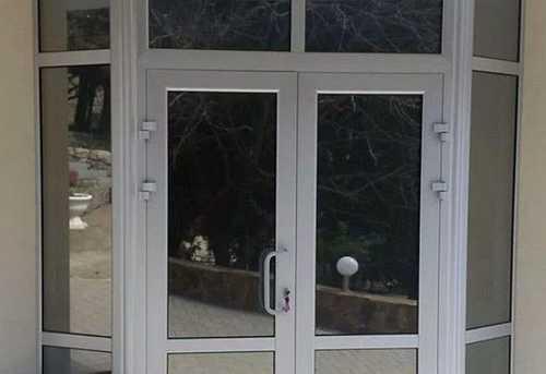 Двери входные алюминиевые
