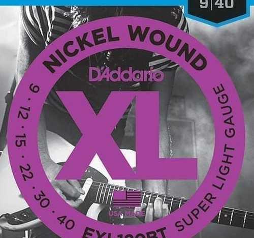 DAddario EXL120BT Nickel wound 09-40 струны для