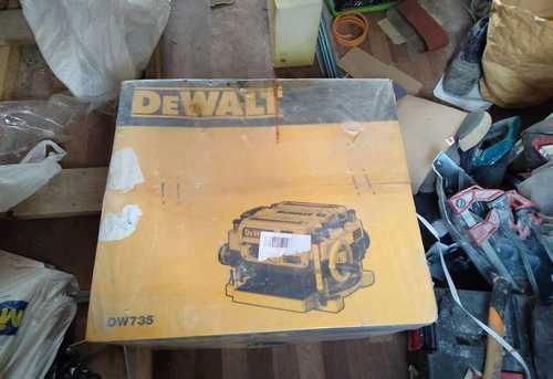 Рейсмусовый станок dewalt dw735