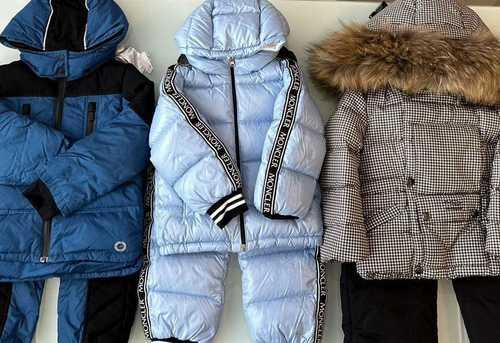 Зимние комплекты Moncler, Manudieci, Gucci