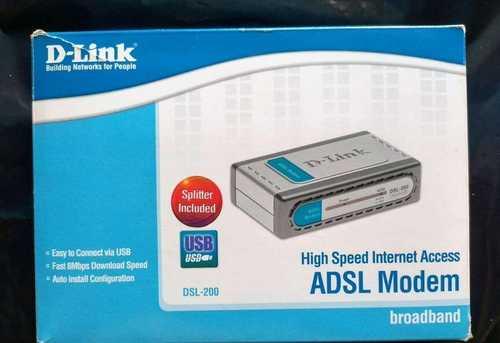 Adsl modem DSL-200