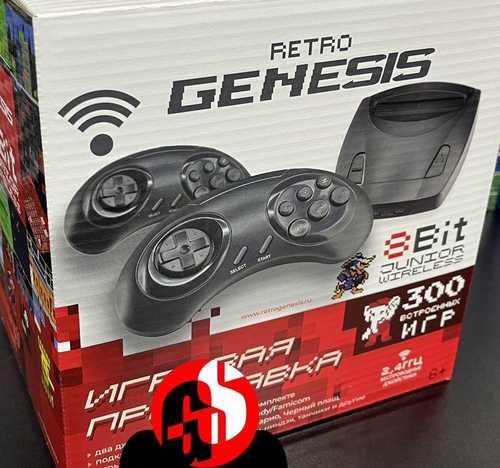 Retro Genesis 8 Bit Junior Wireless 8 BIT(300 игр)