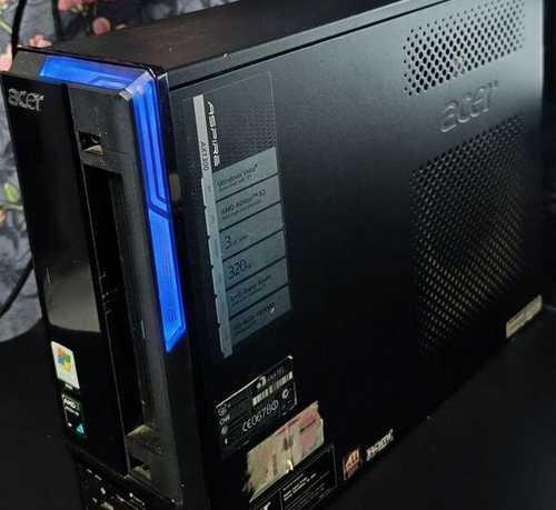 Мини пк Acer Phenom X4 9650,320Gb,4Gb,GeForce 210