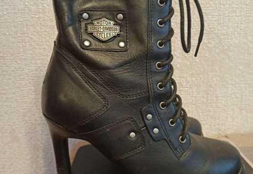Ботинки женские 38 размера кожаные Harley Davidson