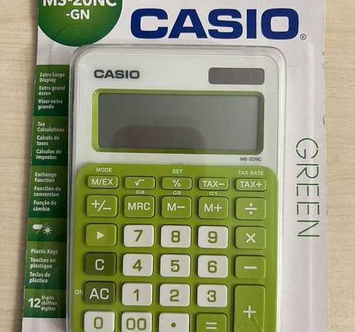 Калькулятор настольный casio ms-20ns-gn