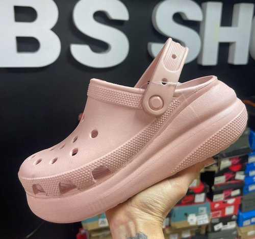 Сланцы Crocs на платформе (36-41)