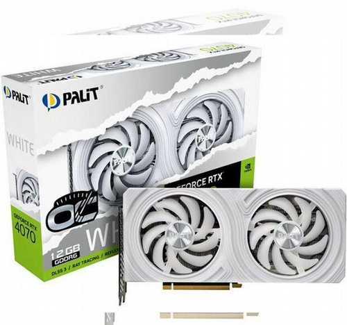 Palit GeForce RTX 4070 dual white OC 12GB (NE64070S19K9-1048L)