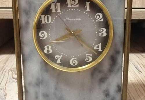 Часы каминные из камня СССР