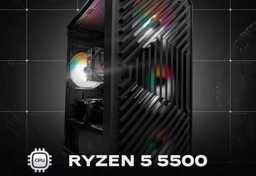 Игровой пк Ryzen 5 5500 GTX 1660S 16GB DDR4