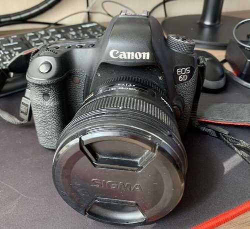 Canon EOS 6D + Sigma 50 mm 1.4