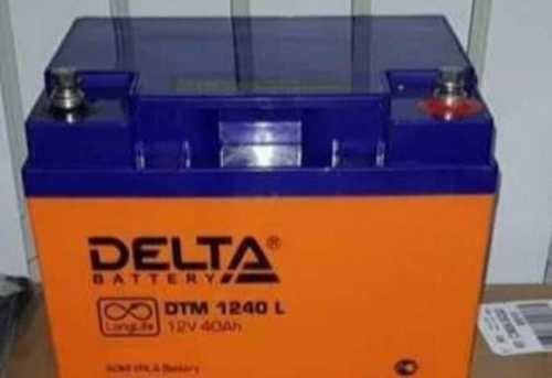 Аккумулятор "delta" 12V-40Ah