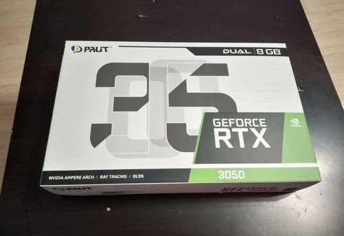 Новая видеокарта RTX3050 Dual 8Gb