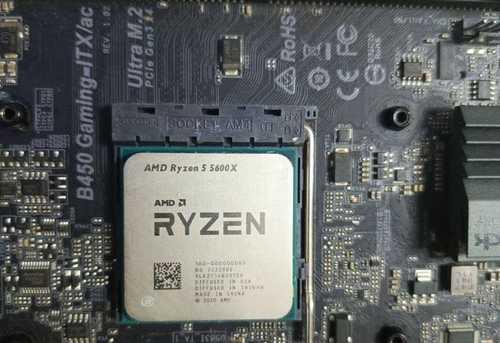 Процессор Ryzen 5 5600x +ASRock b450+m2+оперативка