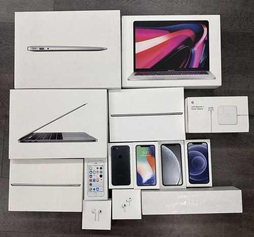 Коробки от iPhone, macbook, iPad, watch Оригинал