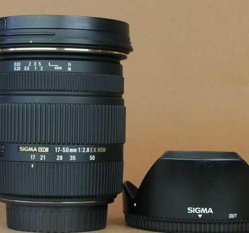 Sigma 17-50mm f/2.8 EX HSM (Canon EF-S) id-15965