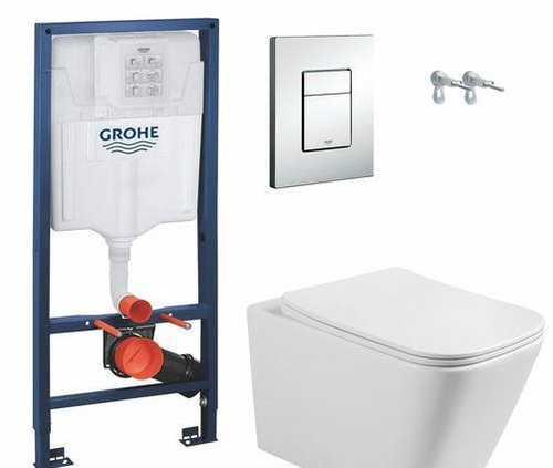 Инсталляция грое Grohe с унитазом
