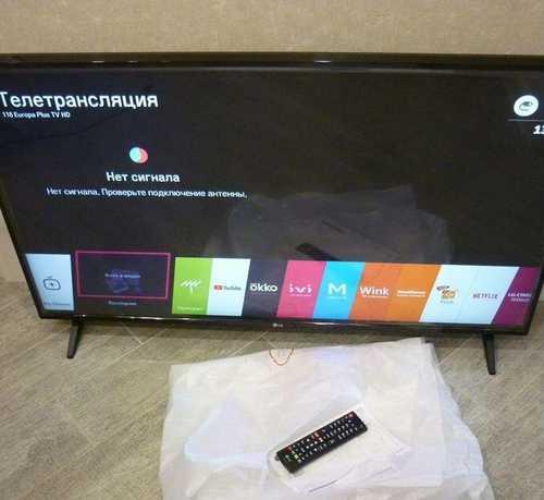 Smart TV LED-телевизор LG 43" 109см, с Wi-Fi