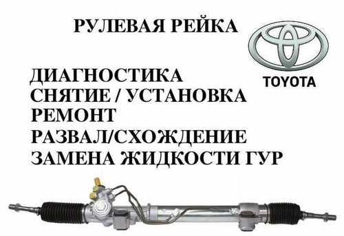 Рулевая рейка Toyota Ремонт рулевой рейки