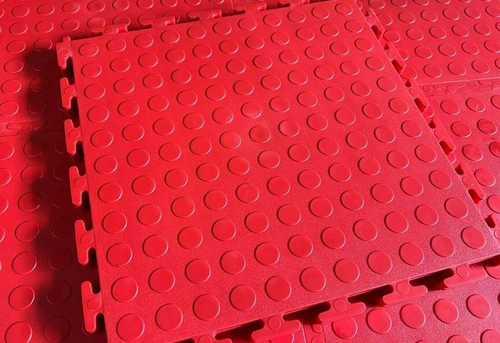 Модульная плитка пвх красный цвет