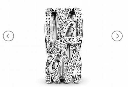 Pandora кольцо silver 925 52 размер