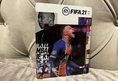 Fifa 21 железная коробка ps4 диск
