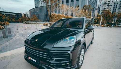 Body kit cmst на Porsche cayenne FRP обвес