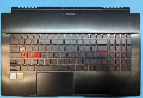 Топкейс с клавиатурой для ноутбука MSI GF75