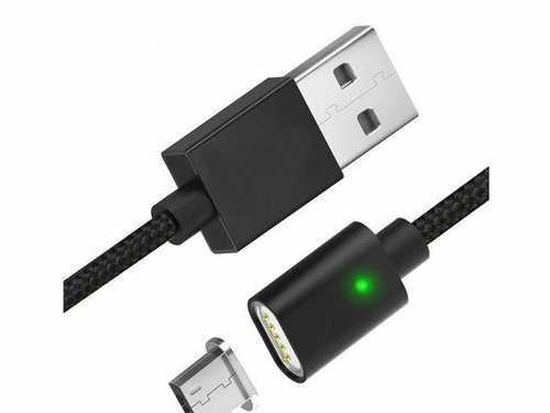 Магнитный кабель USB - microUSB