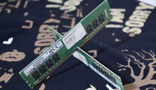 DDR4 Samsung 32gb 2666mhz, комплект 2x16gb