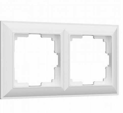 Werkel Fiore WL14-Frame-02/ Рамка на 2 поста белый