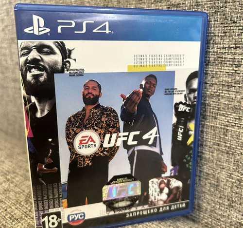 Ufc 4 ps4 диск