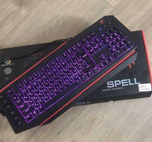 Игровая клавиатура Zet gaming Spell RGB